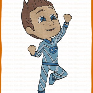 Connor PJ Masks Fill Embroidery Design - Instant Download - Etsy Australia