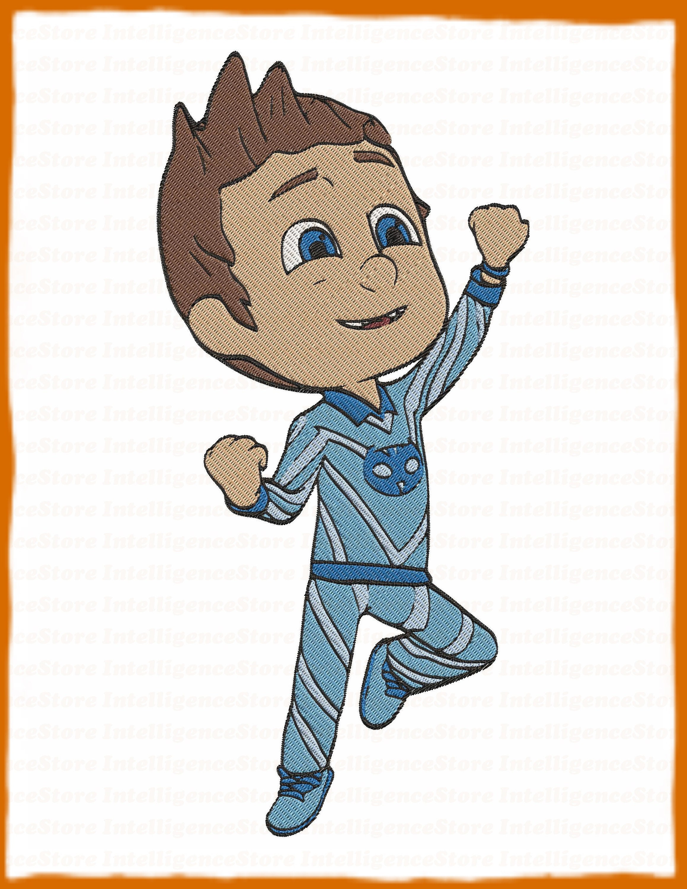 Connor PJ Masks Fill Embroidery Design Instant Download - Etsy