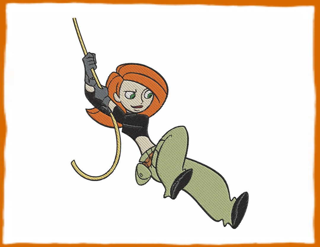 Kim Possible Fill Embroidery Design 9 - Instant Download - Etsy