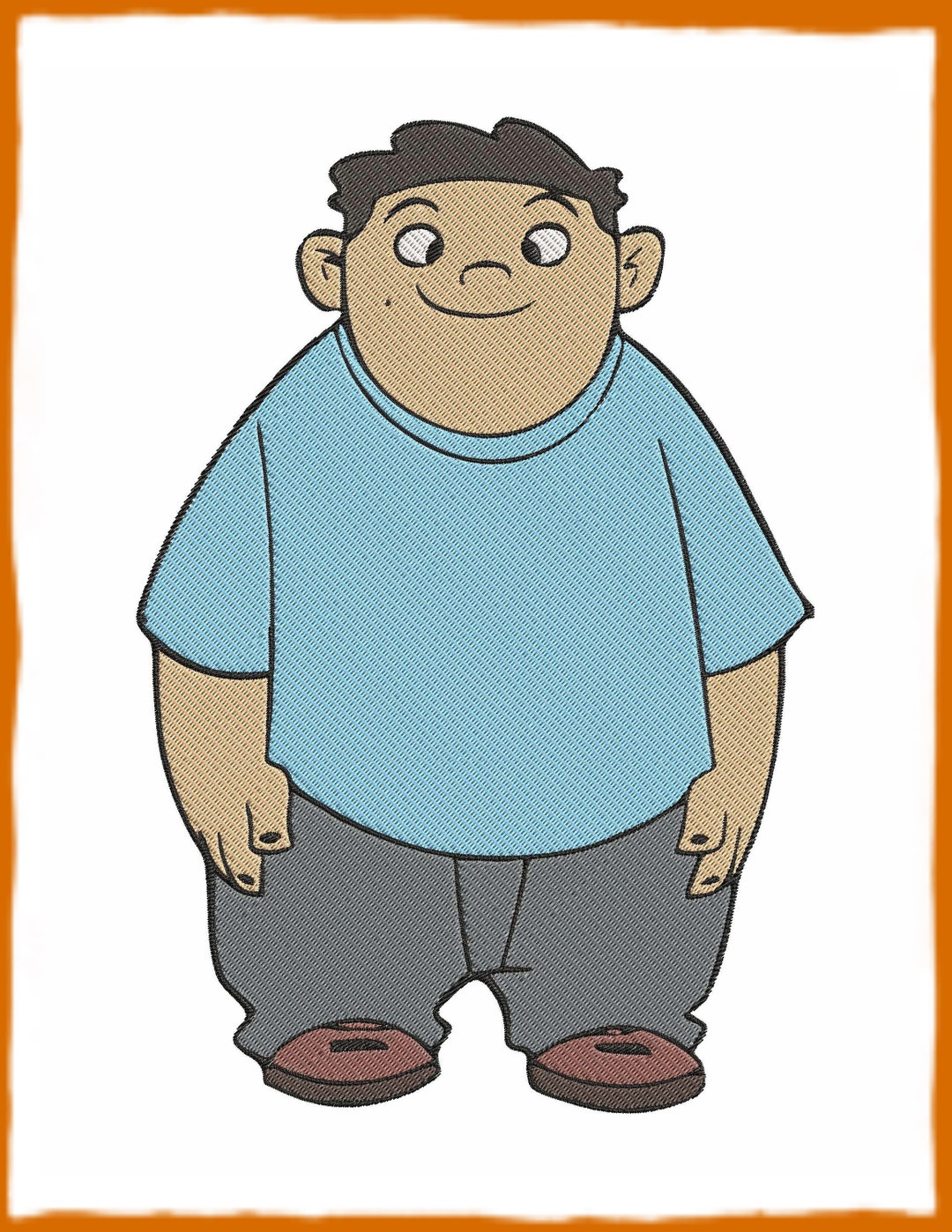 Wade Kim Possible Fill Embroidery Design 1 - Instant Download - Etsy