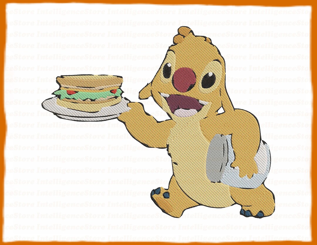 Lilo and Stitch Filled Embroidery Design 43 - Instant Download - Etsy