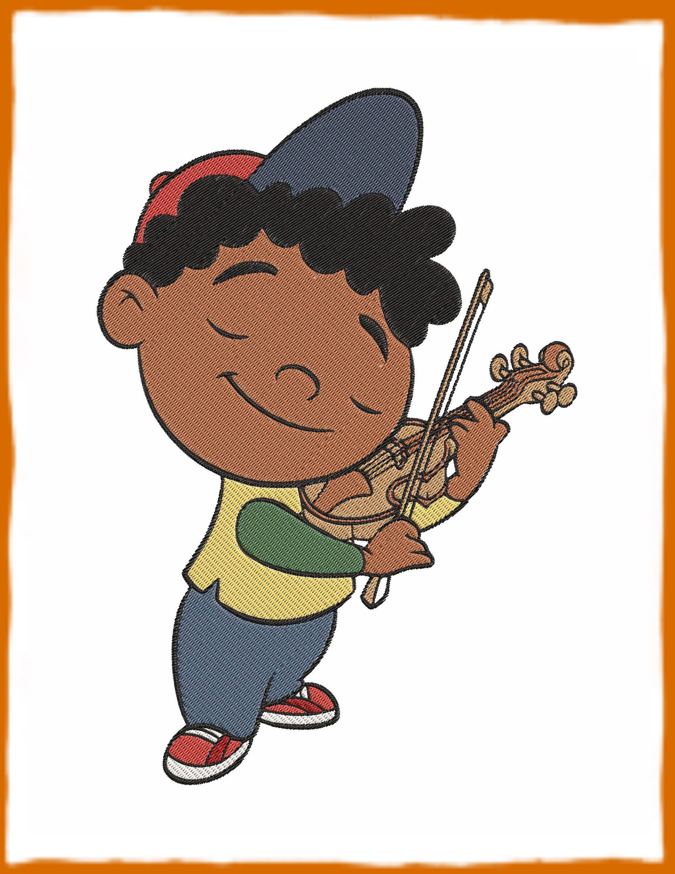 Quincy Little Einsteins Fill Embroidery Design 5 Instant Download - Etsy