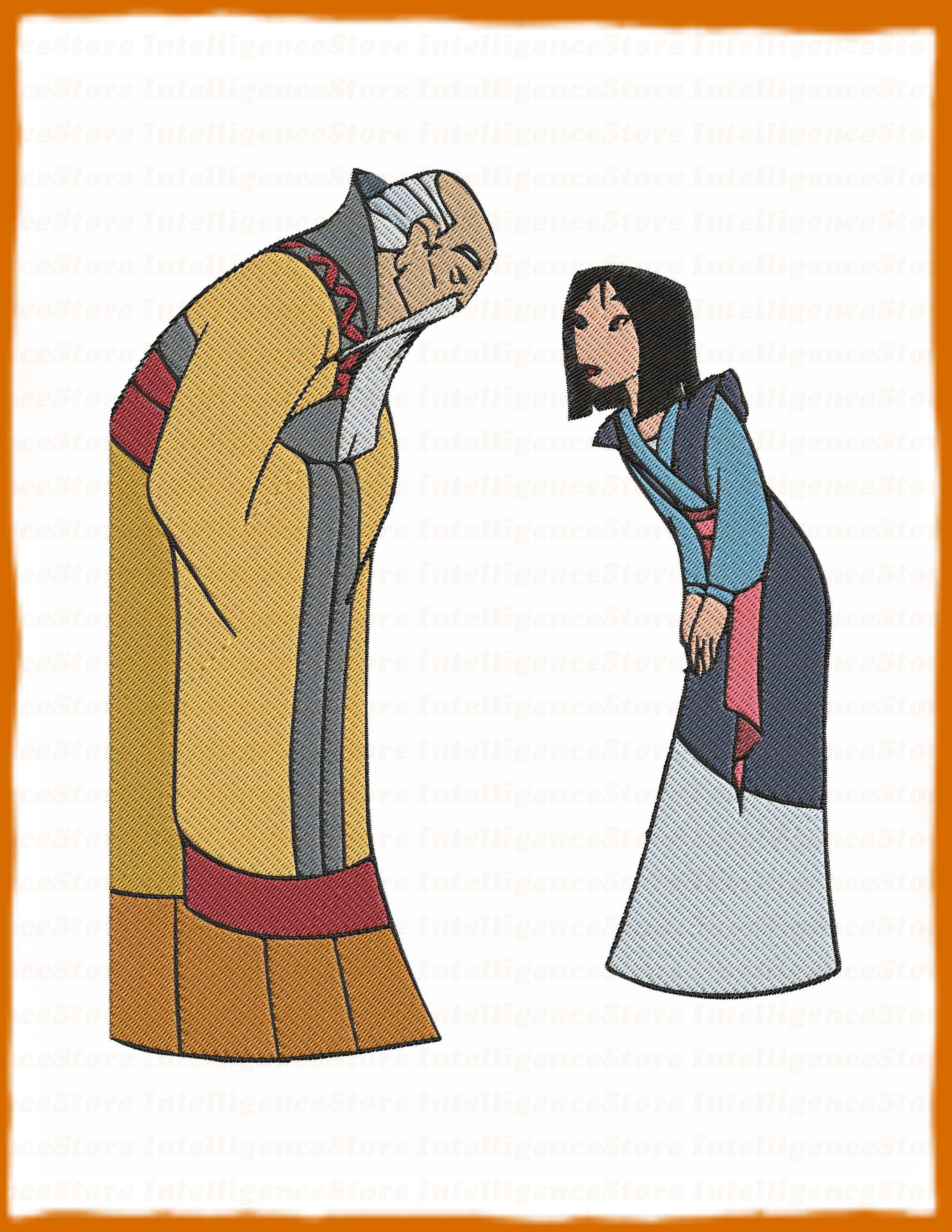 Fa Mulan and the Emperor of China Mulan Filled Embroidery - Etsy