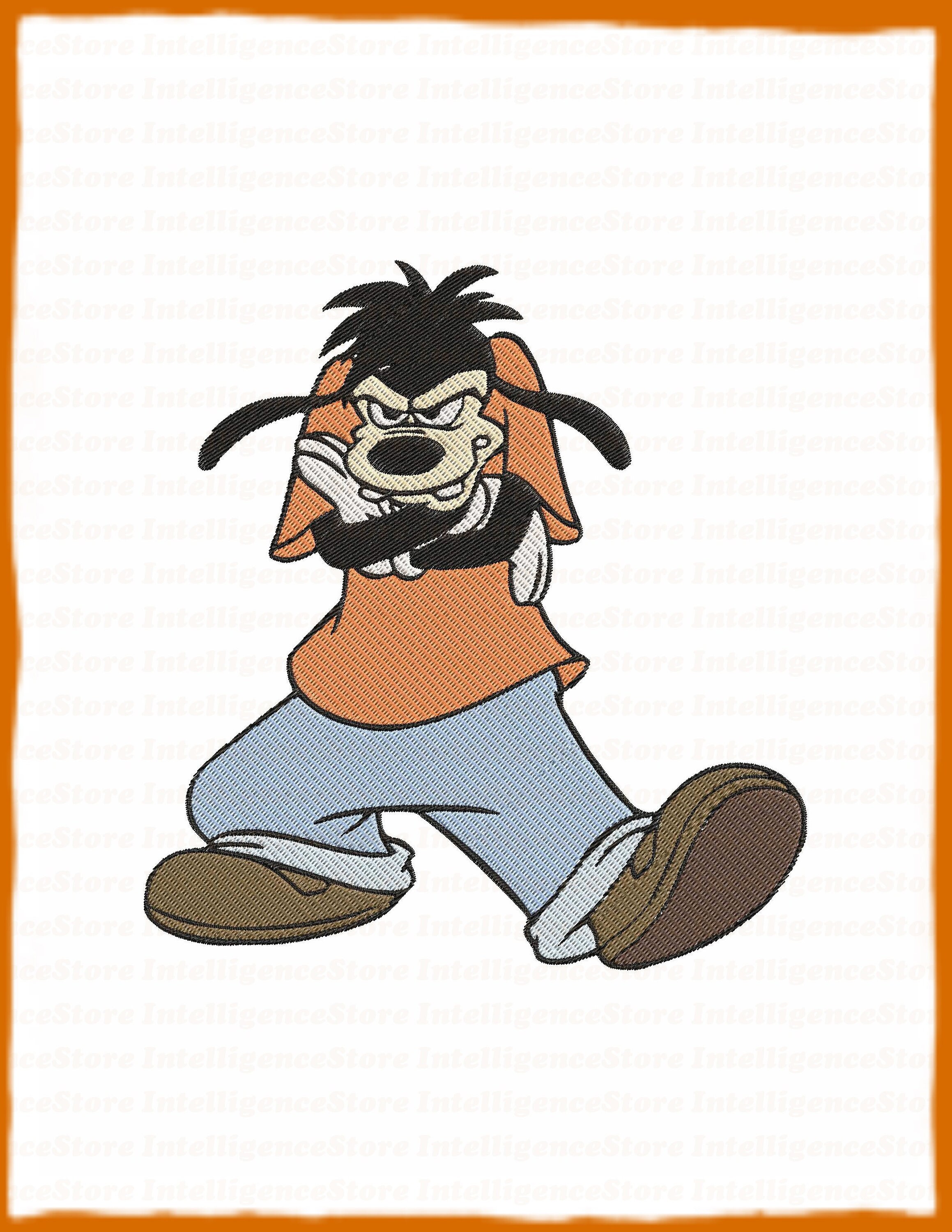 Max Goof Goof Troop Fill Embroidery Design 7 Instant Download - Etsy
