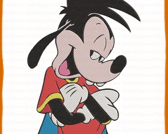 Max Goof Goof Troop Fill Embroidery Design 9 Instant | Etsy