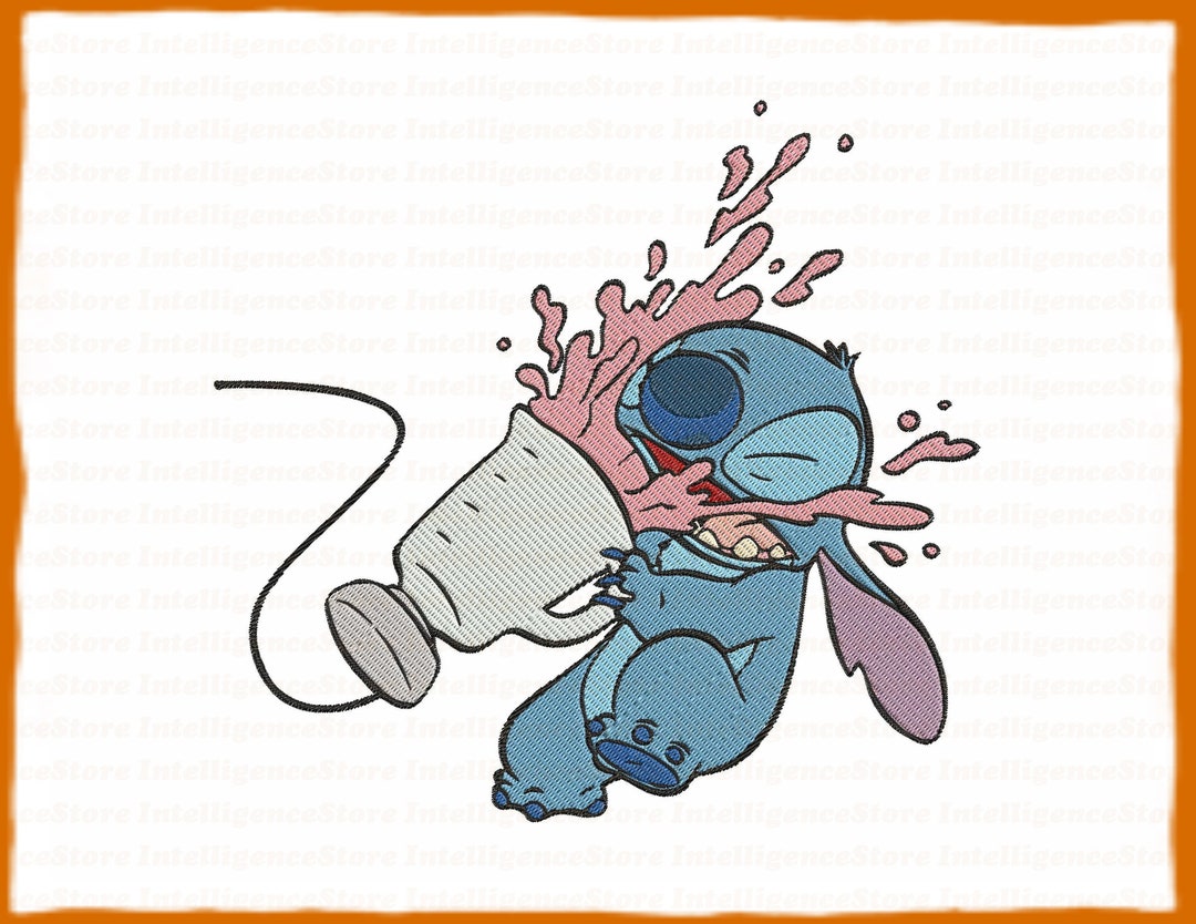 Blender Lilo and Stitch Filled Embroidery Design - Instant Download - Etsy