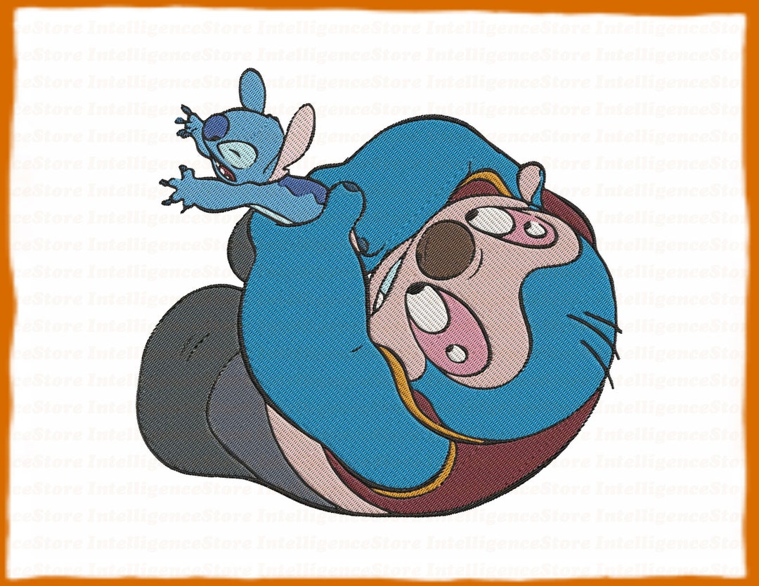 Jumba Jookiba Lilo and Stitch Filled Embroidery Design 7 - Instant ...