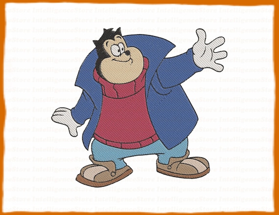 PJ Goof Troop Fill Embroidery Design 2 Instant Download | Etsy