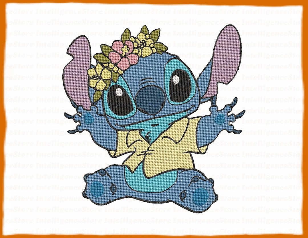 Lilo and Stitch Filled Embroidery Design 3 Instant Download - Etsy