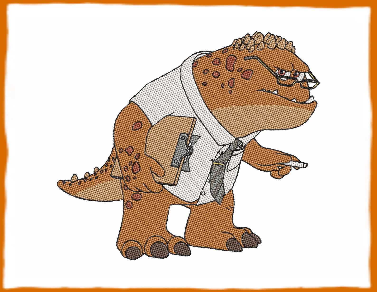 Professor Knight Monsters Inc gefüllt Stickerei Design 1 - Instant ...