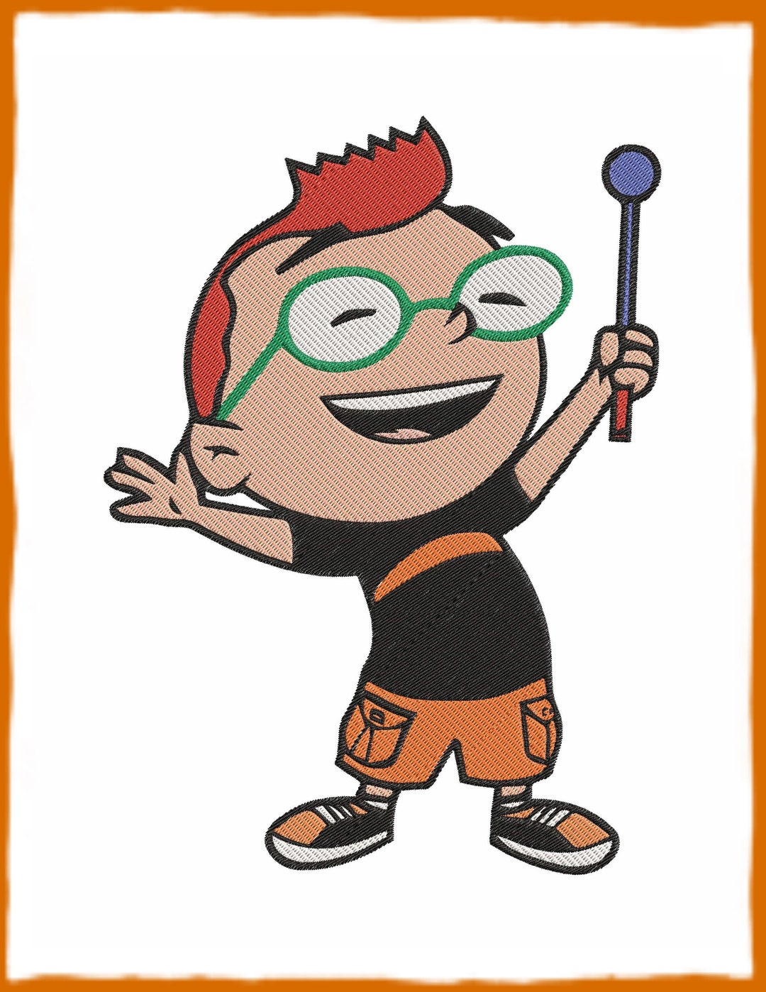 Leo Little Einsteins Fill Embroidery Design 4 - Instant Download - Etsy