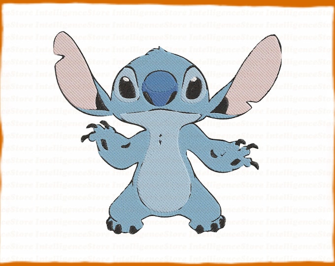 Stitch- #5 Transparent Background Svg, Png, Pdf, Dxf, Stitch SVG ...