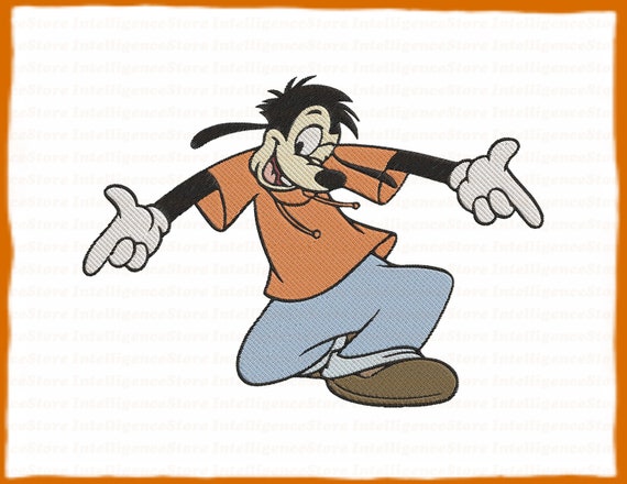 Max Goof Goof Troop Fill Embroidery Design 10 Instant | Etsy