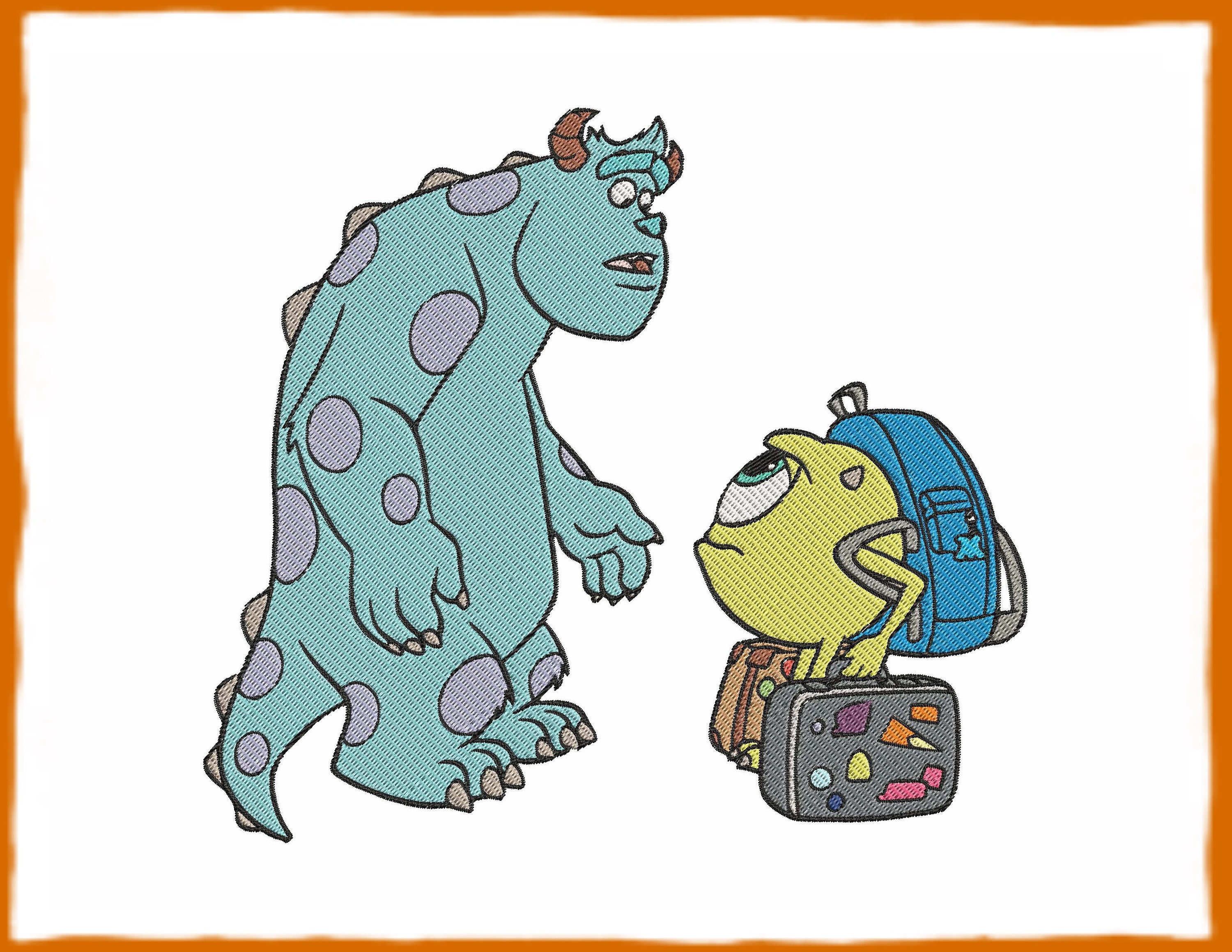 Mike Wazowski With James P Sullivan Monsters Inc Filled | Etsy