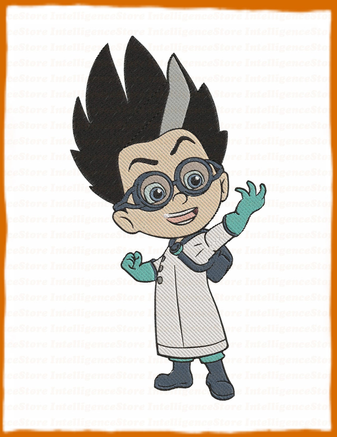 Romeo PJ Masks Fill Embroidery Design 1 - Instant Download - Etsy