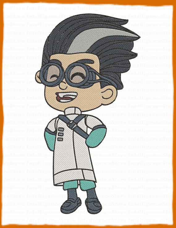 Romeo PJ Masks Fill Embroidery Design 2 Instant Download | Etsy