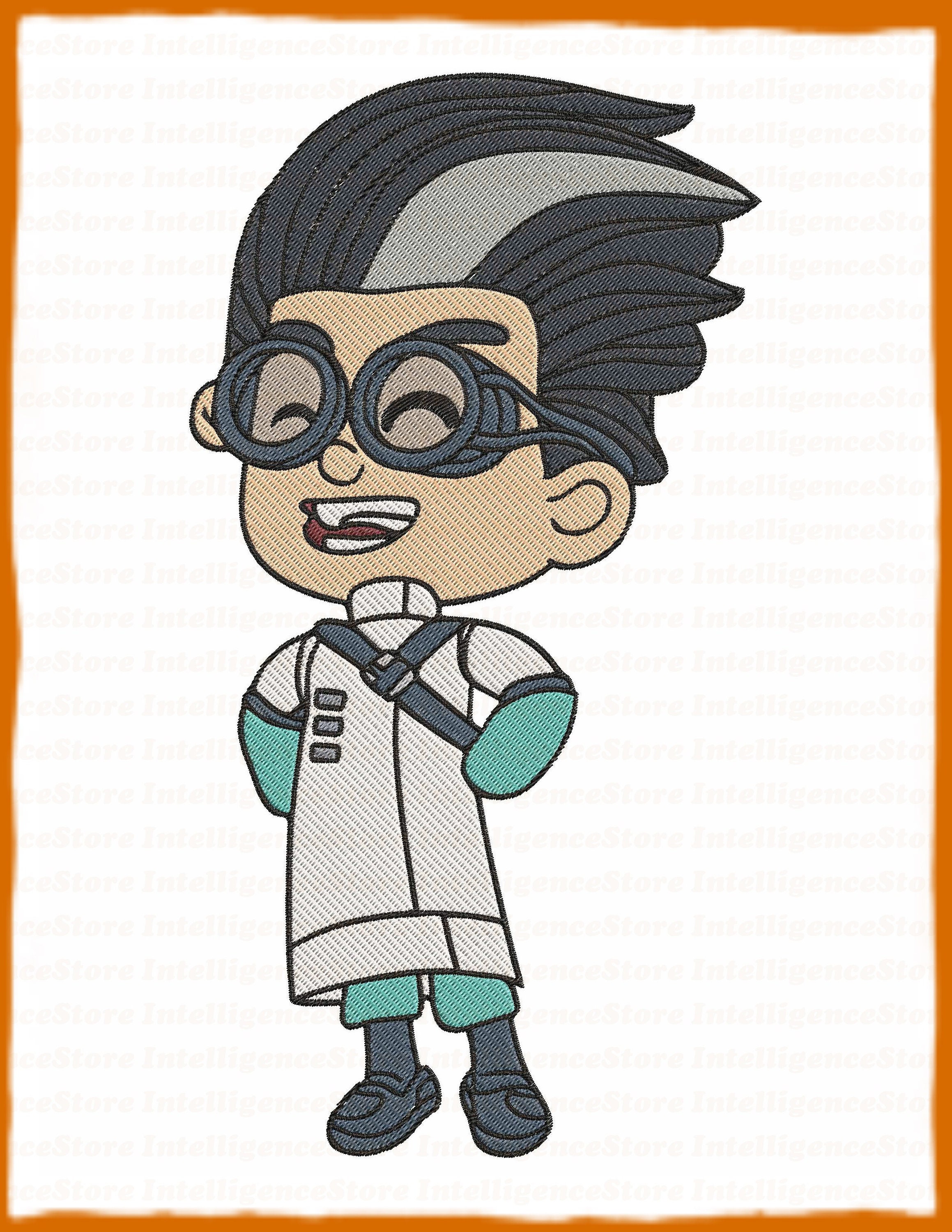 Romeo PJ Masks Fill Embroidery Design 2 - Instant Download - Etsy