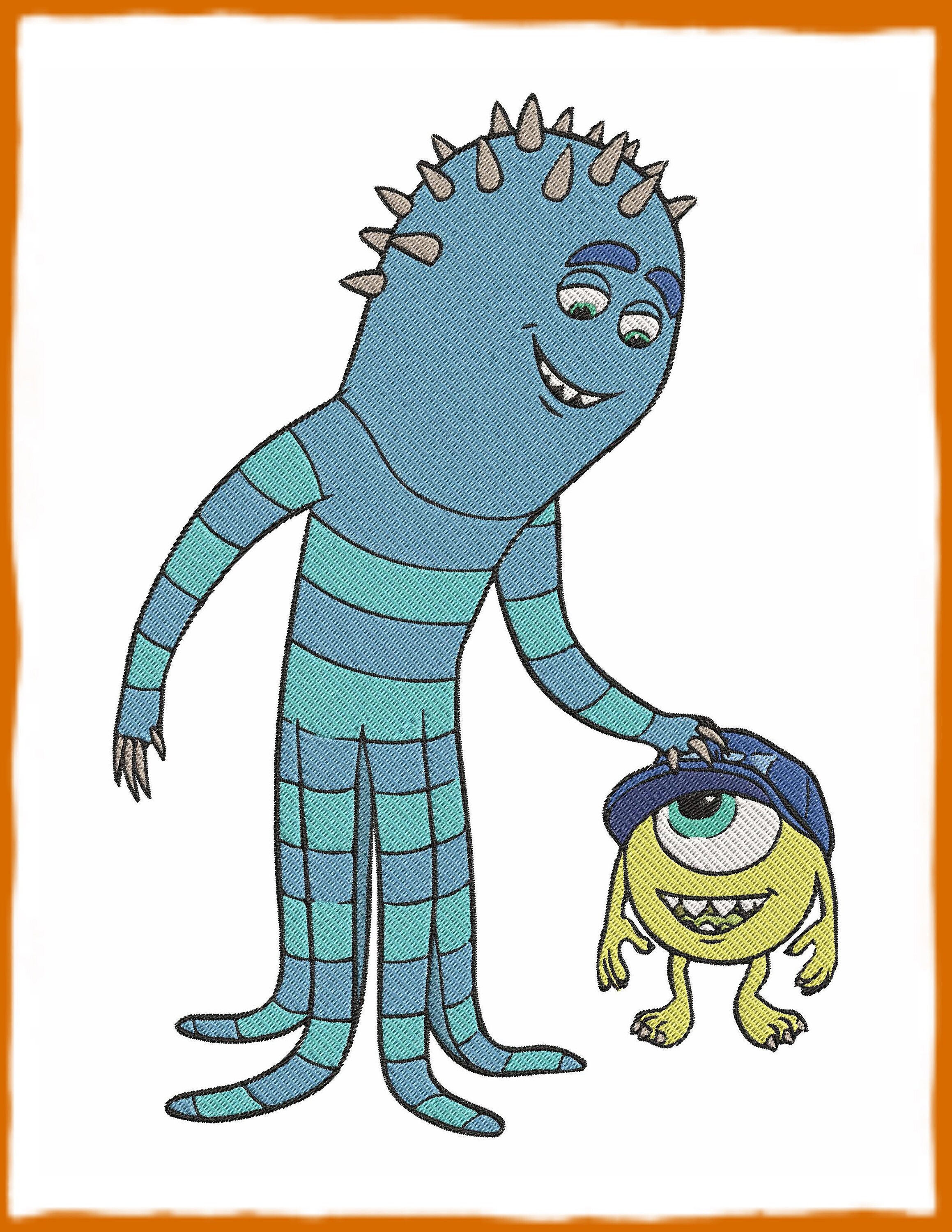 Mike Wazowski Baby Drawing Step By Step