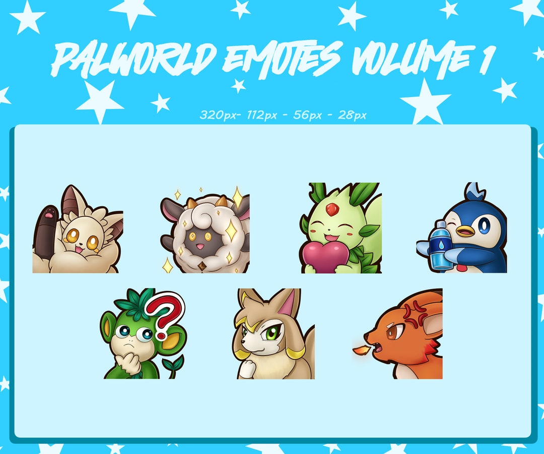 Palworld Emote Pack Volume 1 (twitch | Discord) - Etsy