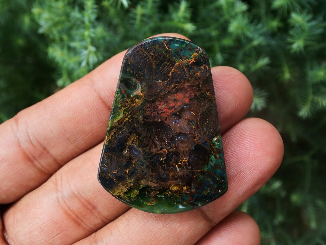 Multicolor Chrysocolla With Native Chopper - Etsy