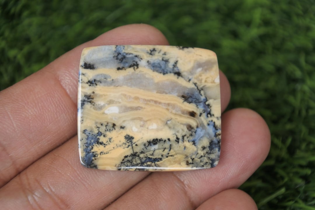 Dendritic Agate Gemstone (33mm) - Etsy