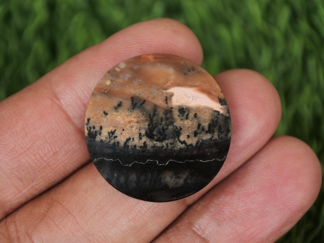 Scenic Dendritic Jasper,agate Rock,malachite Gemstone,mohs Scales of ...