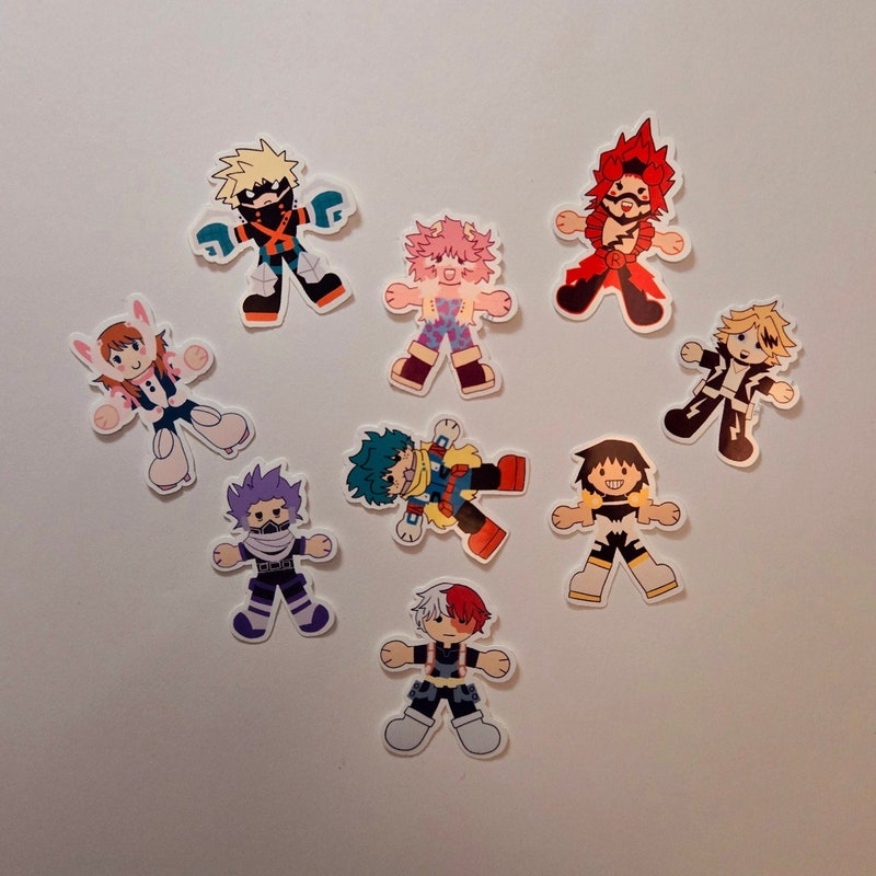 My Hero Academy Stickers - Etsy