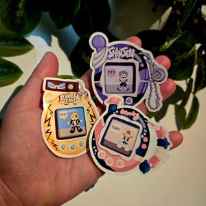 My Hero Tamagotchi Stickers! - MHA - Bakugou, Deku, Todoroki, Denki ...