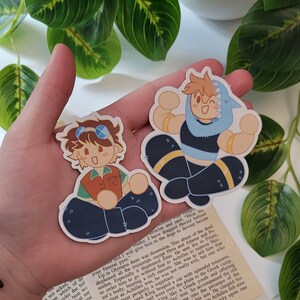 QSMP Stickers - Quackity, Roier, Cellbit, Philza, Jaiden, Baghera ...