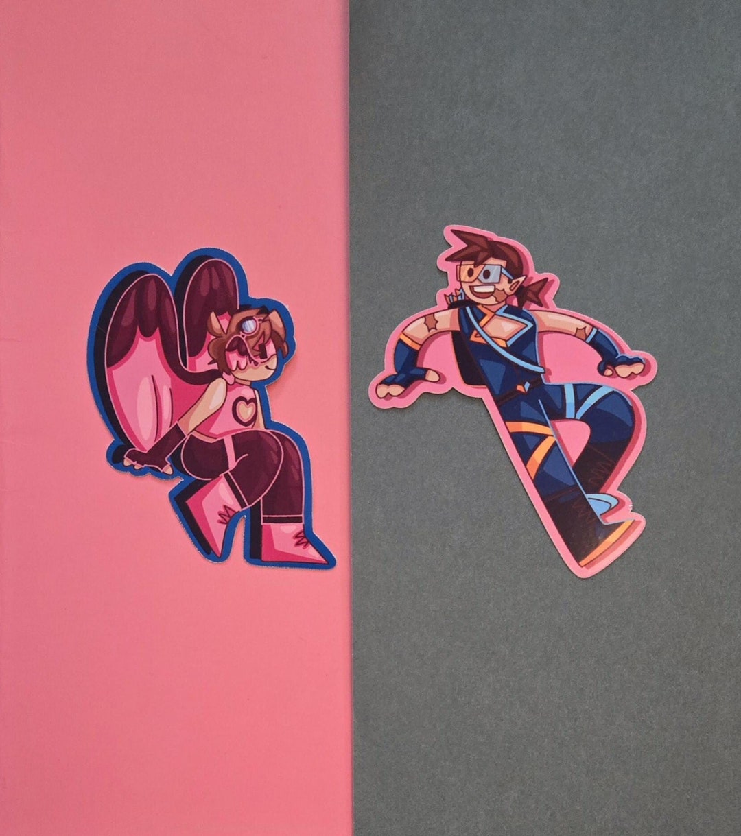 Hotguy and Cuteguy Stickers: Grian and Goodtimewithscar - Etsy