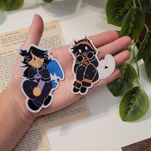 QSMP Stickers - Quackity, Roier, Cellbit, Philza, Jaiden, Baghera ...