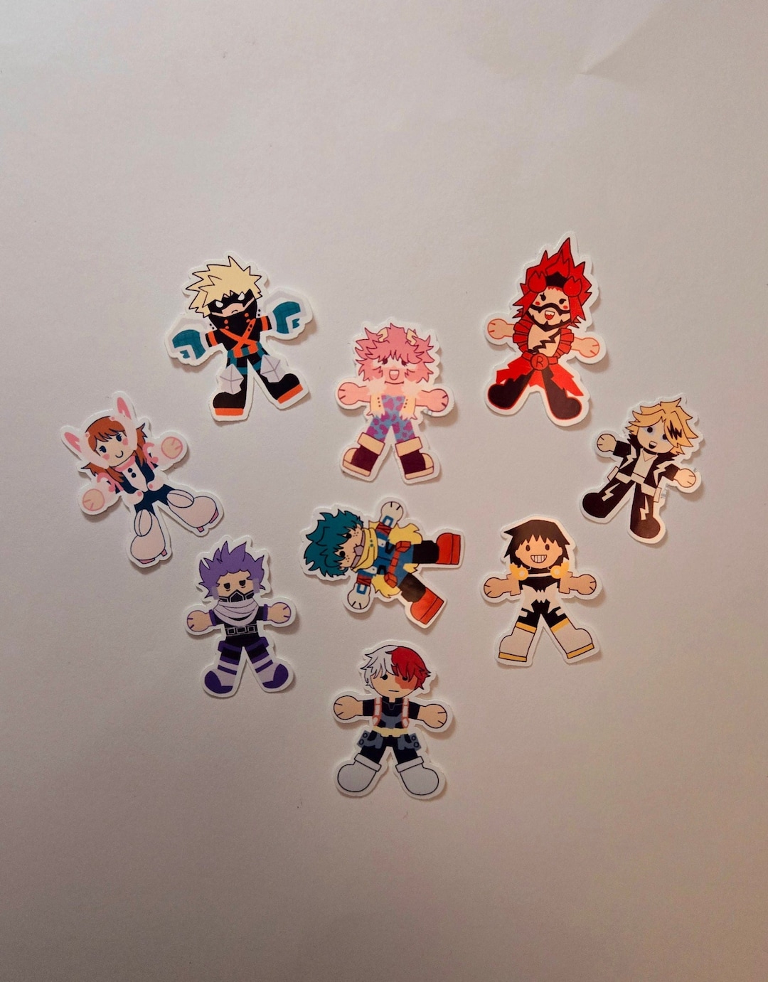 Mha Mini Stickers! - Deku, Bakugou, Todoroki, Kaminari, Ochaco ...