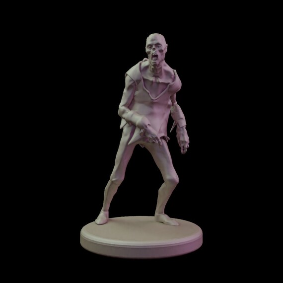 Feral Ghoul Fallout 4 50mm Table-top RPG Miniature | Etsy