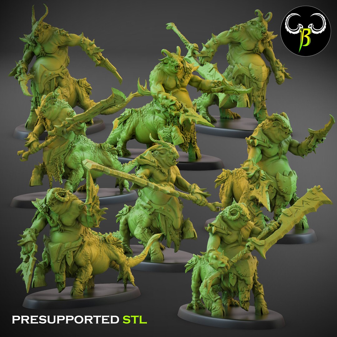 Dragon Ogre Warband Proxies for 32mm Scale Games - Etsy