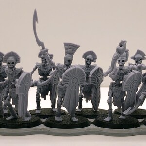 Armored Skeleton Infantry X 10 for 28mm and 32mm Scale Games - Etsy