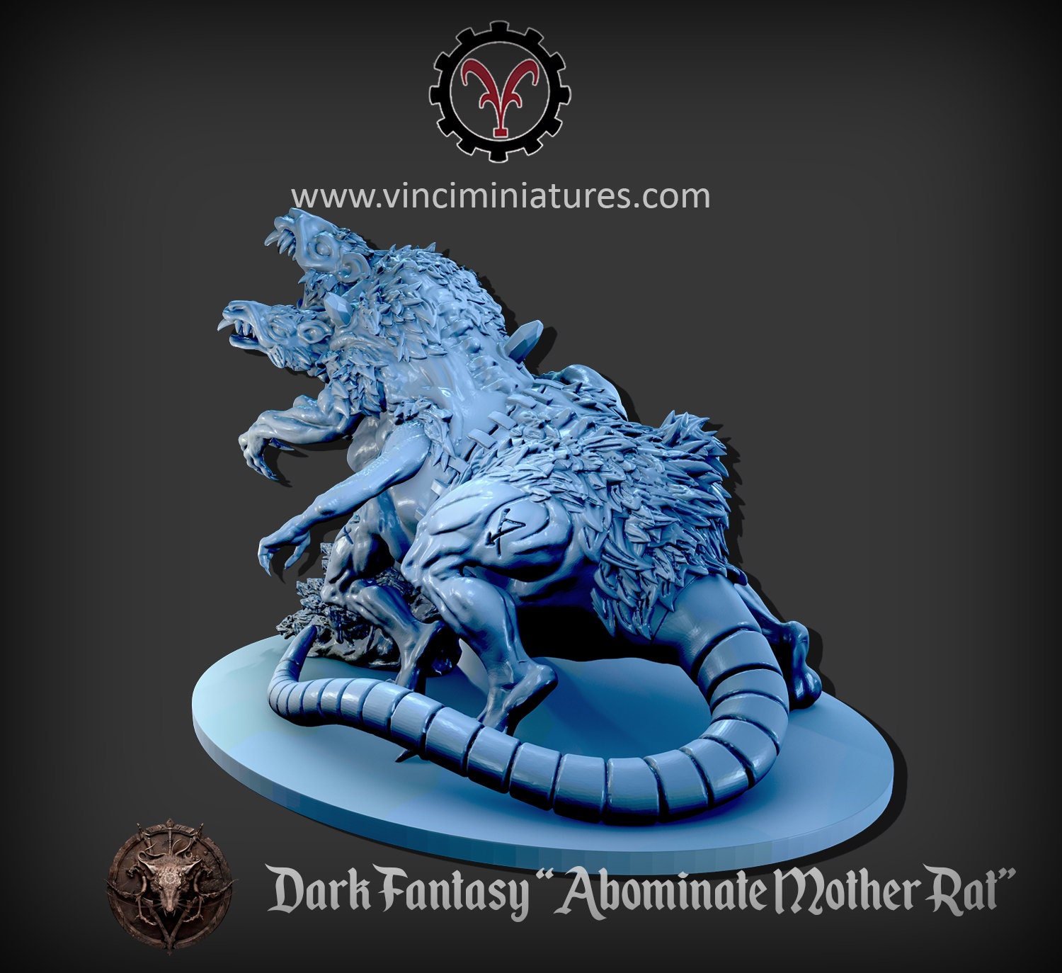 Abominate Mother Rat for 28mm Scale Games - Vinciminiatures - Etsy