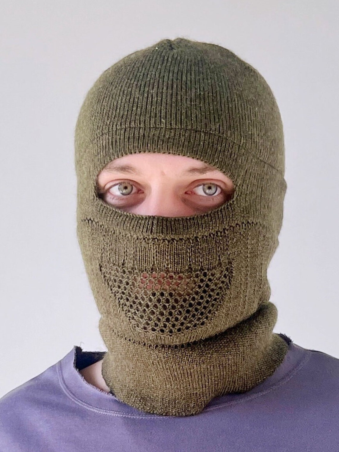 Balaclava Hat, Breathable Tactical Balaclava, Fleece Balaclava, Winter Warm Balaclava, Wool ...