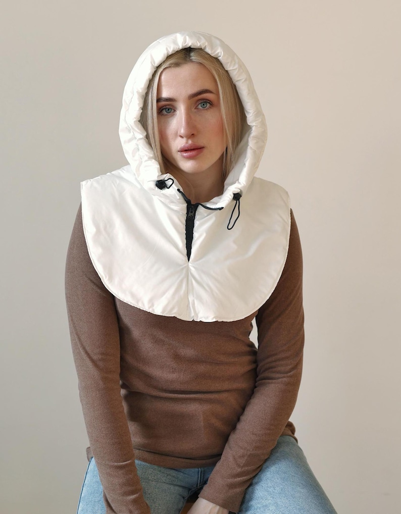 Waterproof Hooded Scarf, Balaclava, Rain Hood, Black Hood Cowl ...