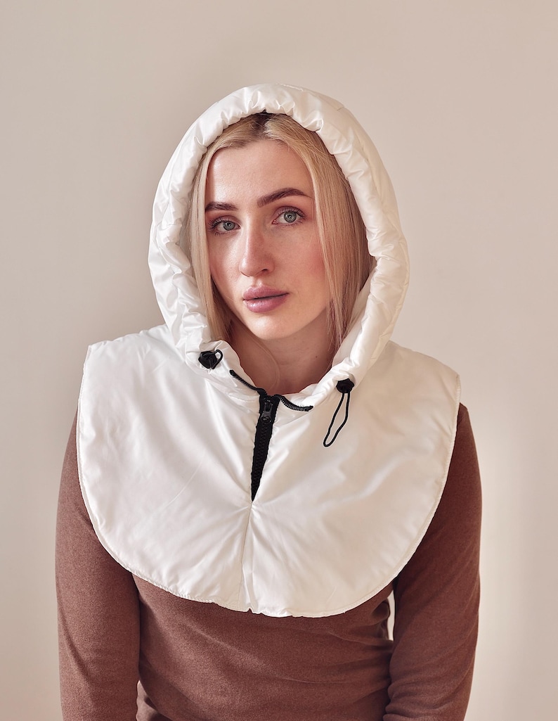 Waterproof Hooded Scarf, Balaclava, Rain Hood, Khaki Hood Cowl ...