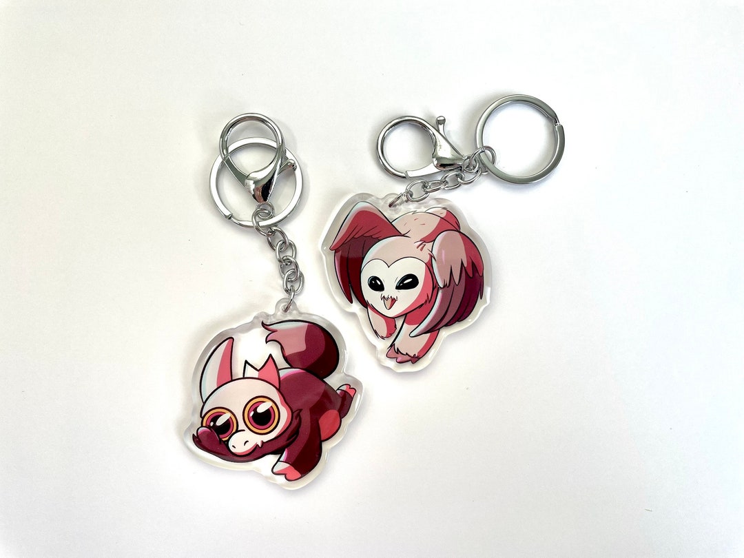 Baby King & Owl Curse Acrylic Keychain: the Owl House Cartoon Charm - Etsy
