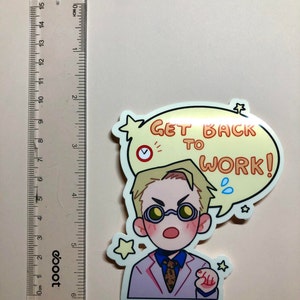 Get to Work Sticker! - Etsy