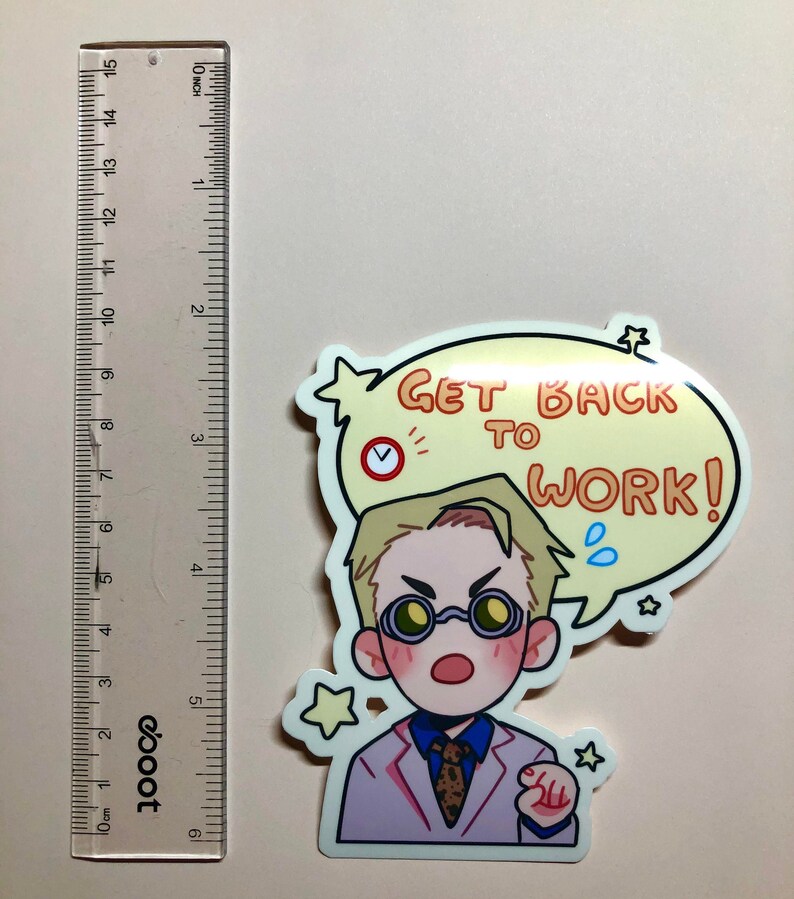 Get to Work Sticker - Etsy