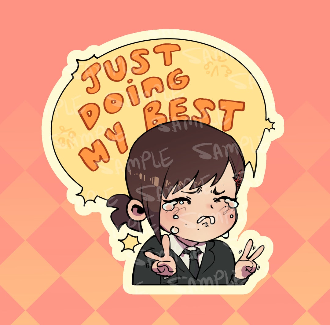 Just Doing My Best Sticker - Etsy