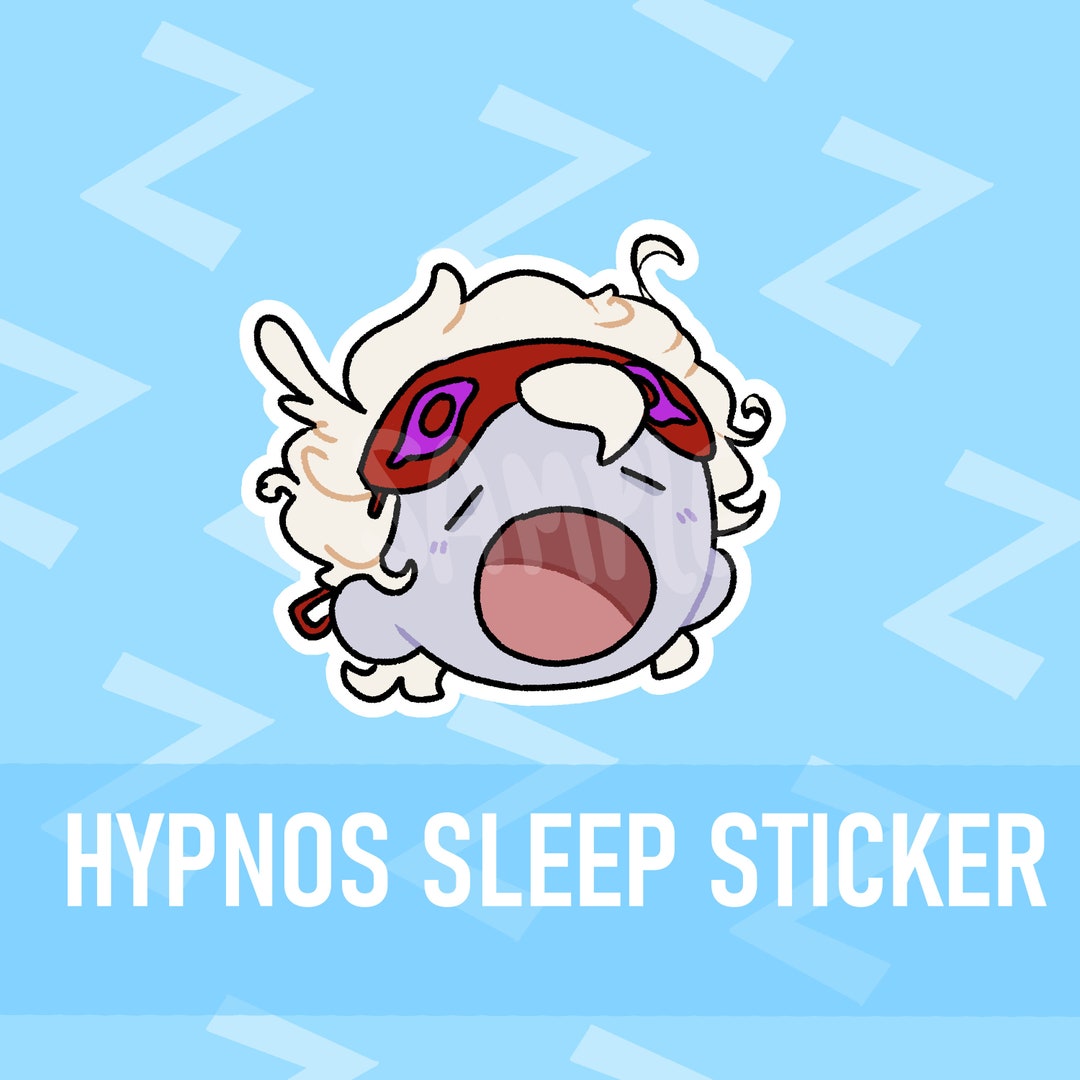 Hypnos Sleepy Sticker - Etsy