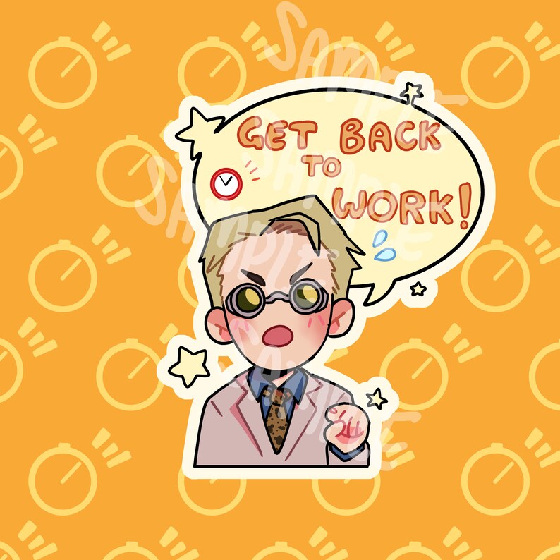 Get to Work Sticker - Etsy