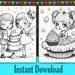 30 Cute Fairies & Cupcakes to Color Sweet Fairy Girls Treats - Etsy