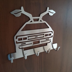 Delorean Key Hanger Key Holder Personalised DMC-12 DMC12 Back - Etsy