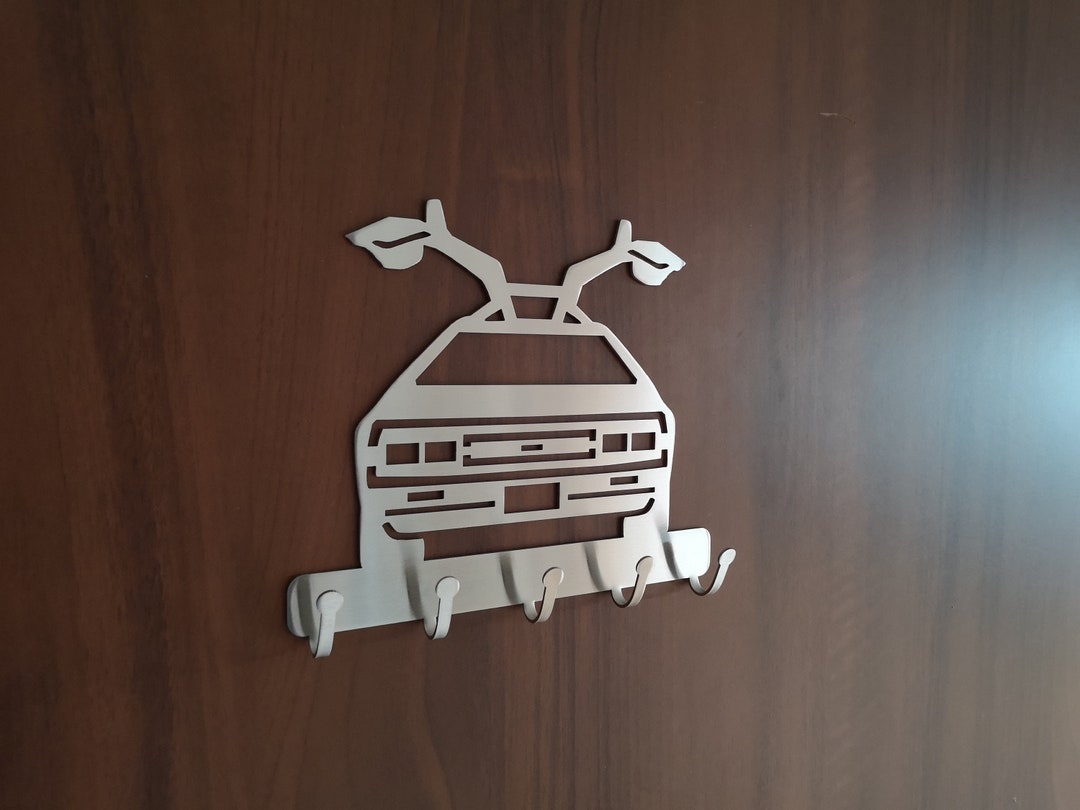 Delorean Key Hanger Key Holder Personalised DMC-12 DMC12 Back - Etsy
