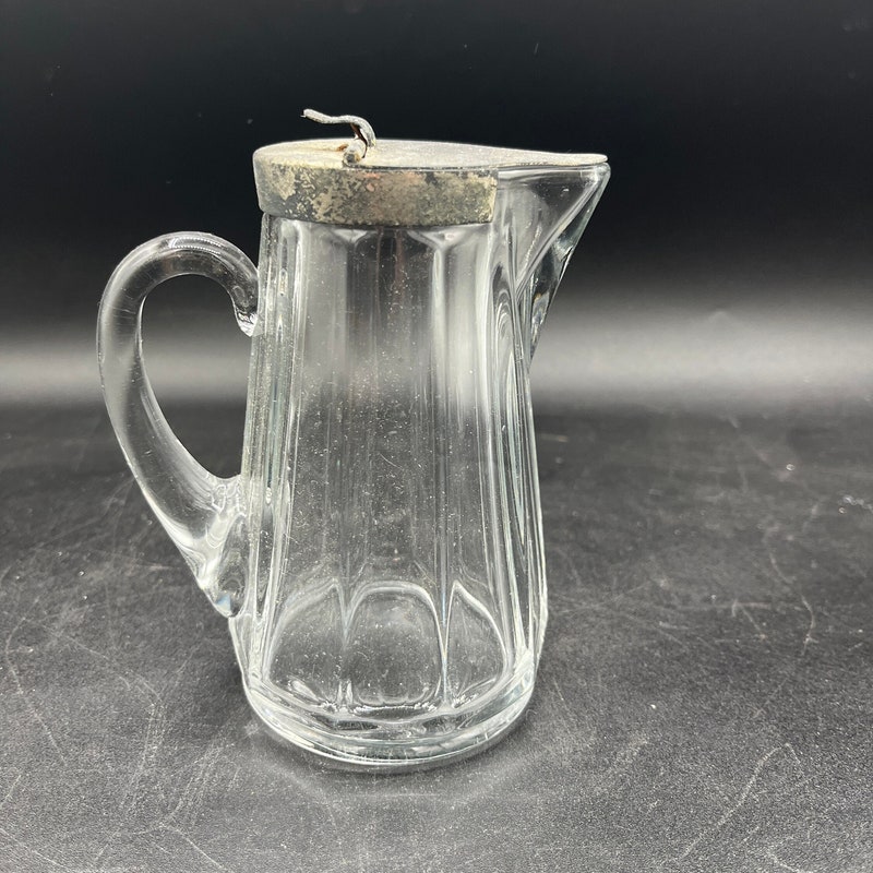 Glass Syrup Pitcher - Etsy