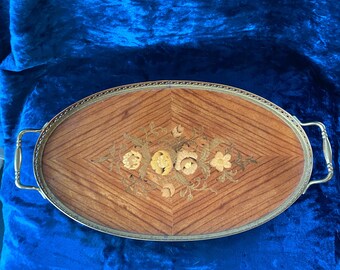 Inlaid Wood Tray - Etsy